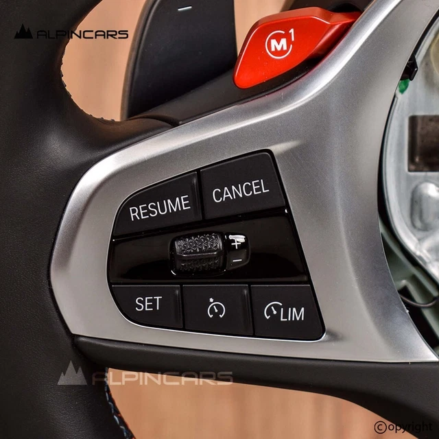 ORIGINAL BMW G80 M3 G82 M4 Volante de Cuero Dirección Wheel Levas Lim ...