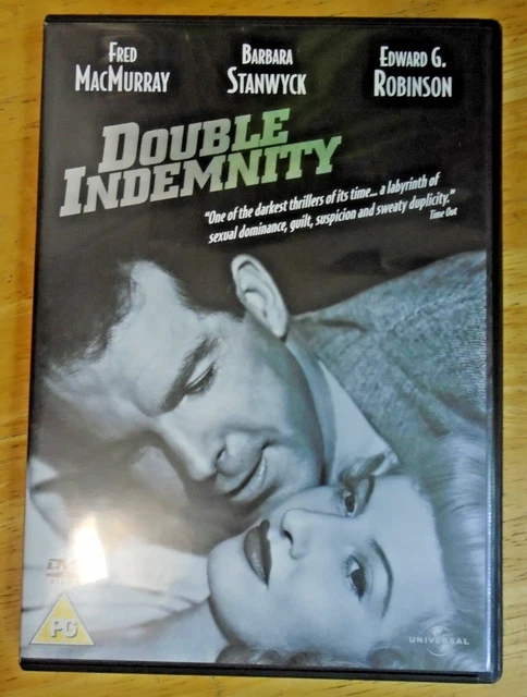 DOUBLE INDEMNITY (1944) - Fred MacMurray - DVD - Region 2 & 4 - Like ...
