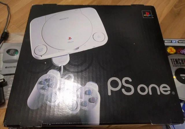 SONY PSONE CONSOLE, complete in box with memory card and 7 games £52.00 ...