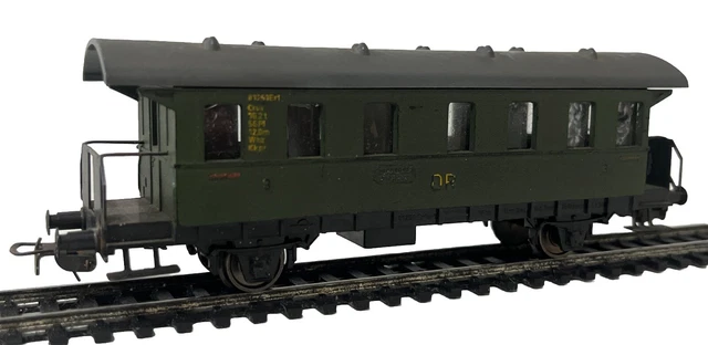 PIKO HO 5/536/821 Dr 4Wheel Standard Passenger Green Coach 81251 Erf ...