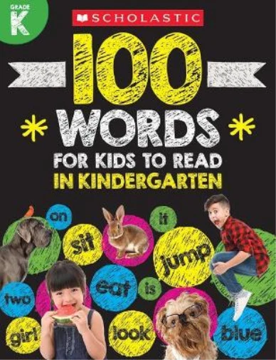 100 WORDS FOR Kids to Read in Kindergarten Workbook (Poche) EUR 9,04 ...