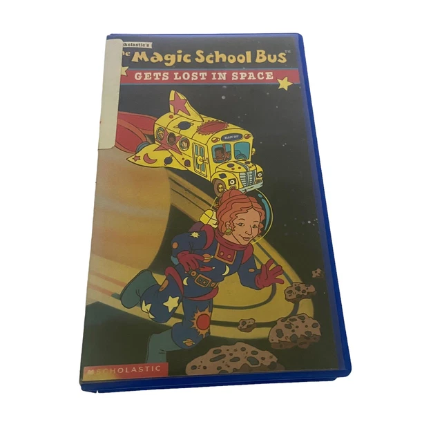THE MAGIC SCHOOL Bus Gets Lost In Space VHS Scholastic Vintage Clam She ...