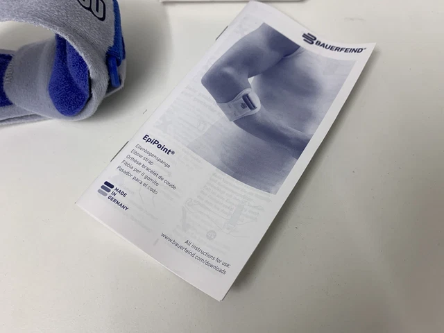 BAUERFEIND EPIPOINT® ELLENBOGENORTHESE Spange entlastet Sehnenansatz ...