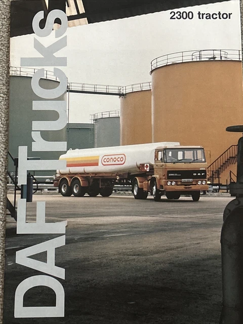 THE DAF TRUCKS 2300 Tractor Range Truck Sales Information Brochure ...