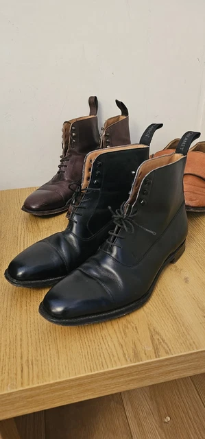 JOSEPH CHEANEY - 1x Tiverton Double Monk and 2x Brixworth Boots - Size ...