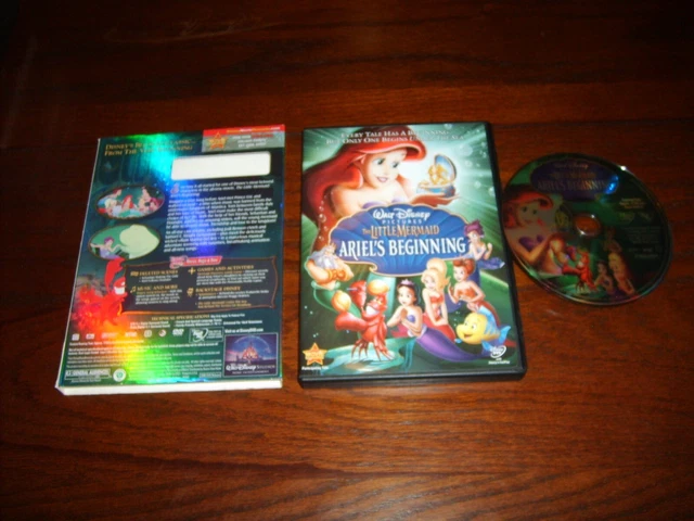 DISNEY'S THE LITTLE MERMAID: Ariels Beginning (DVD,2008,WS)~SALLY FIELD ...