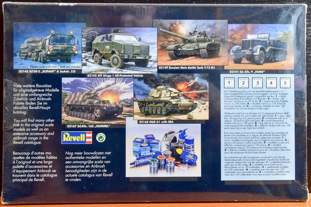 REVELL T-80 B Soviet Battle Tank 1/72 kit # 03104 New MIB LOOK $45.00 ...