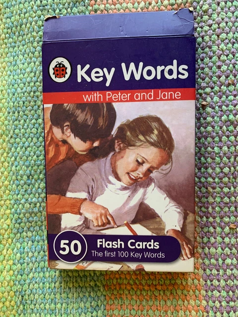 KEY WORDS WITH Peter and Jane - 50 Flash Cards (Ladybird) $7.50 ...