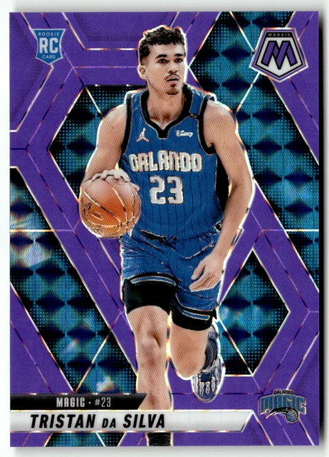 2024-25 PANINI MOSAIC NBA No. 230 Tristan Da Silva Novato Púrpura Prizm ...