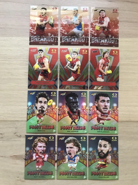 AFL SELECT GOLD Coast Suns Mixed Years $4.99 - PicClick AU