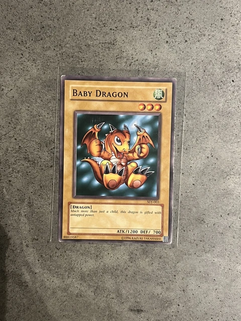 CARTE CARD YU-GI-OH Konami 1996 Edition Baby Dragon SFJ-003 Bon État PSA PCA En EUR 1,90 ...