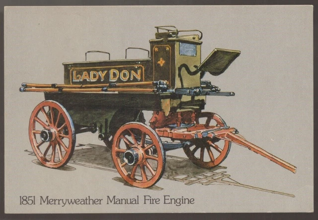 MERRYWEATHER MANUAL LADY Don FIRE ENGINE 1851 Carriage Australia ...
