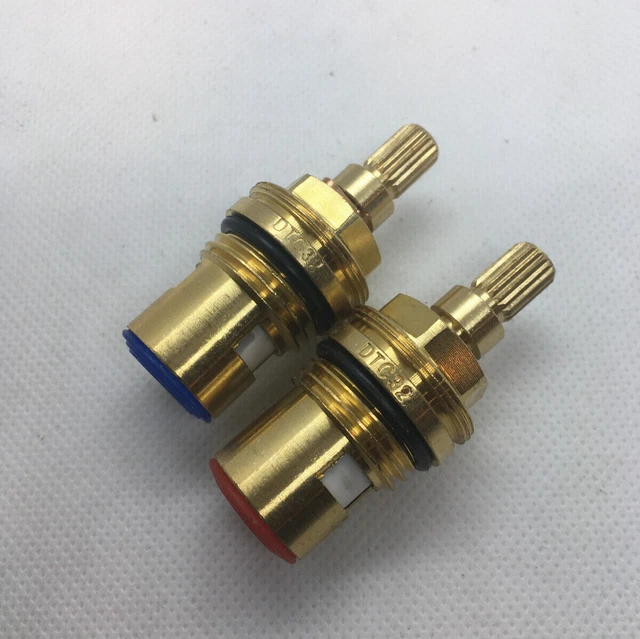 DTC34 DEVA TAP Valve Ceramic 1/4 Turn Pair 1/2" Basin Sink Taps K16 £16 ...