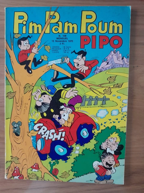 PIM PAM POUM Pipo N°108 Lug 1970 Tbe EUR 5,00 - PicClick FR