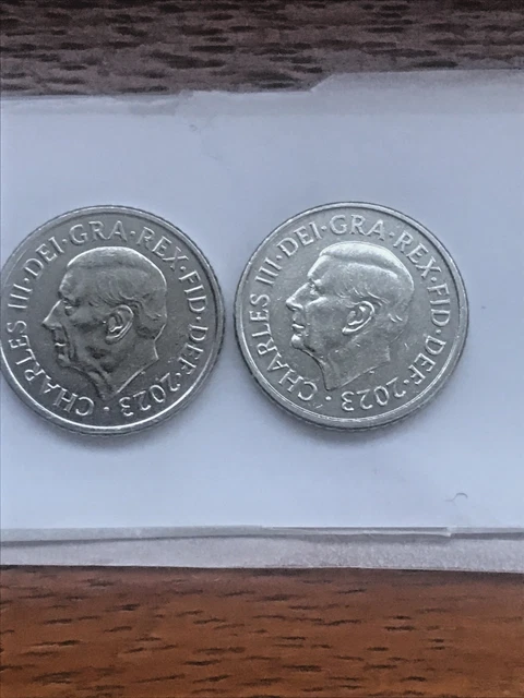 5P COIN. 2026 OAK TREE LEAVES KING CHARLES III FIVE PENCE COIN BUNC. x ...