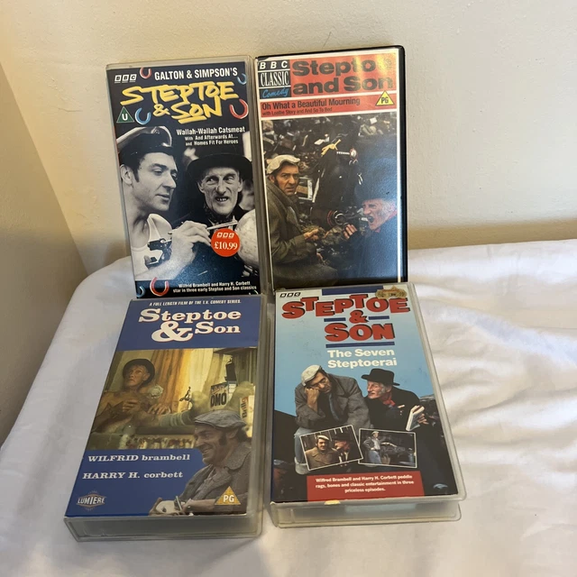 STEPTOE & SON VHS Bundle Job Lot 4 Videos Classic British Comedy 60s 70s £10.00 - PicClick UK