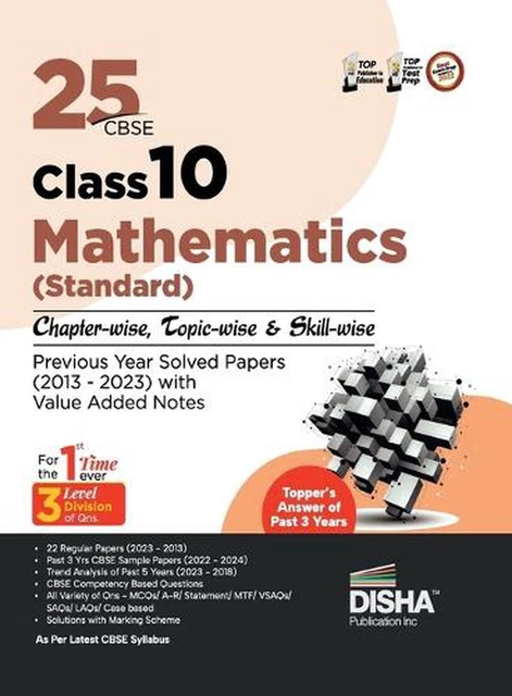 25 CBSE CLASS 10 Mathematics (Standard) Chapter-Wise, Topic-Wise ...