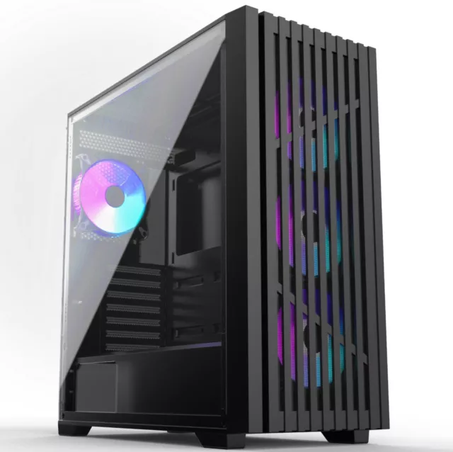 IONZ KZ16 V2 E-ATX PC Computer Mid Tower Gaming Case | Front Vented ...