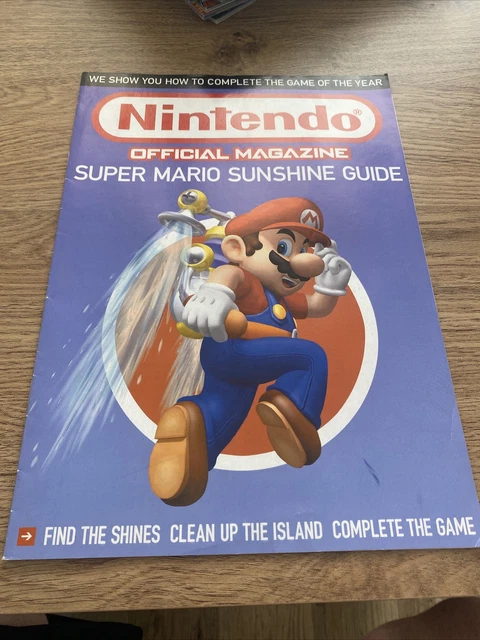 OFFICIAL NINTENDO MAGAZINE NOM UK | Super Mario Sunshine Guide Pull Out ...