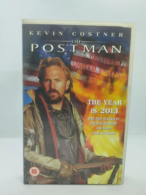 THE POSTMAN, STARRING Kevin Costner On VHS Tape [Ex-Rental Big Box] £6. ...
