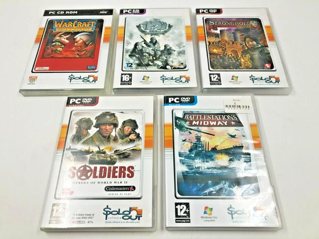 WARCRAFT BATTLE WWII PC CD/DVD Games x 5 Sold Out Software T2929 M1 EUR ...