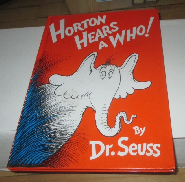 VINTAGE! HORTON HEARS a Who! (Dr. Seuss, 1982, Hardcover) $13.99 ...