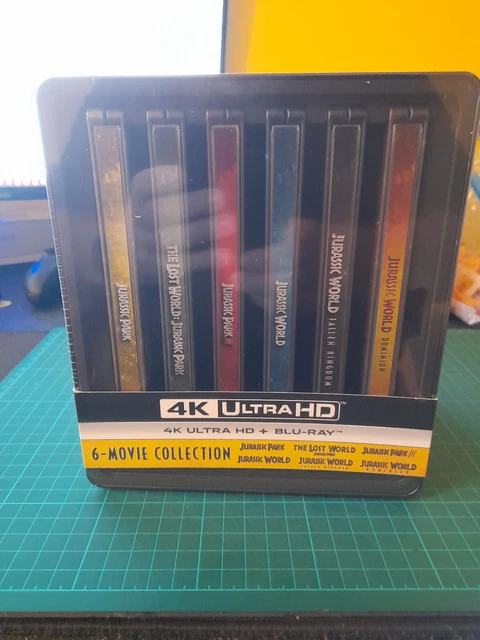 JURASSIC WORLD ULTIMATE Steelbook Collection - 4K Ultra HD - New ...
