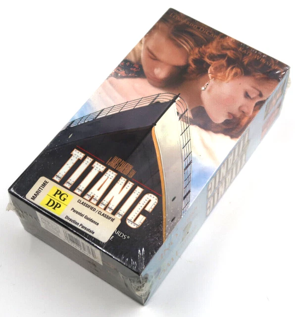 1998 TITANIC (VHS, 2-Tape Set, Widescreen Edition) Sealed $7.99 ...