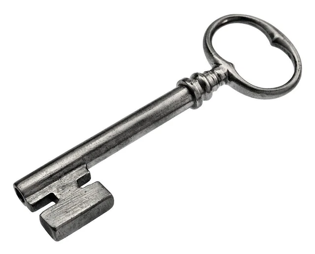 ANTIQUE KEY - Hollow Shaft Key with Wire Bow 3⅝" - ref.k362 £15.00 ...