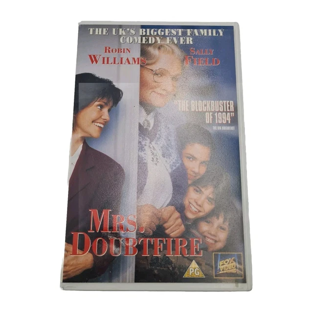 MRS DOUBTFIRE VHS Video Tape Big Box Ex Rental Blockbuster £9.99 - PicClick UK