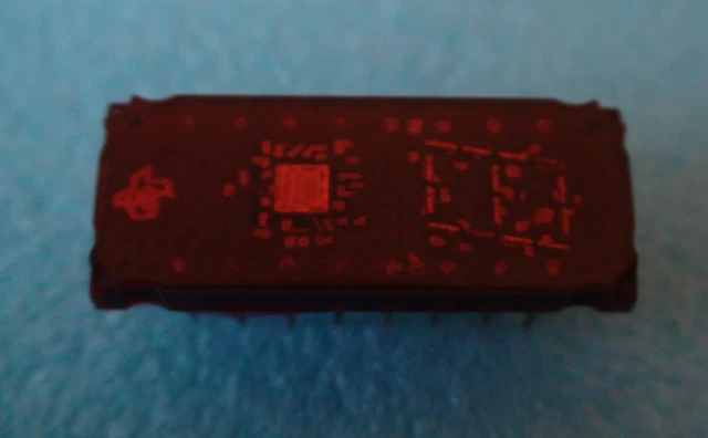 GENUINE TEXAS INSTRUMENTS TIL-307 7-Segment optoelectronic display IC ...