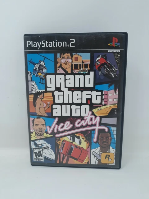 GRAND THEFT AUTO: Vice City (Sony PlayStation 2 PS2, 2002) Preowned. No ...