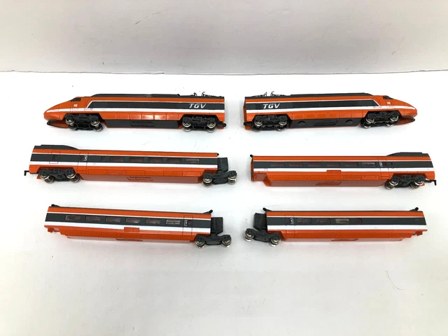 BACHMANN N GAUGE TGV High Speed French Passenger Train 6 Car Set 51 ...