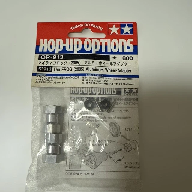 TAMIYA OP-913 MIGHTY Frog (2005) Aluminum Wheel Adapter £78.70 ...