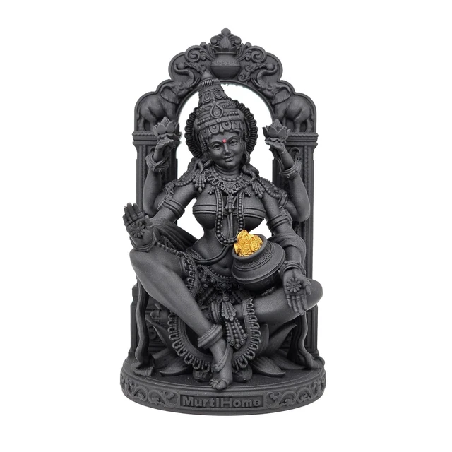 HINDU GOD LORD Lakshmi Devi Mahalaxmi Resin Idol Figurine Statue £154. ...
