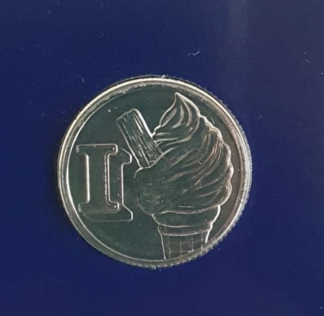2018 NEW EARLY STRIKE SEALED LETTER I ICE CREAM A-Z 10p COIN ...