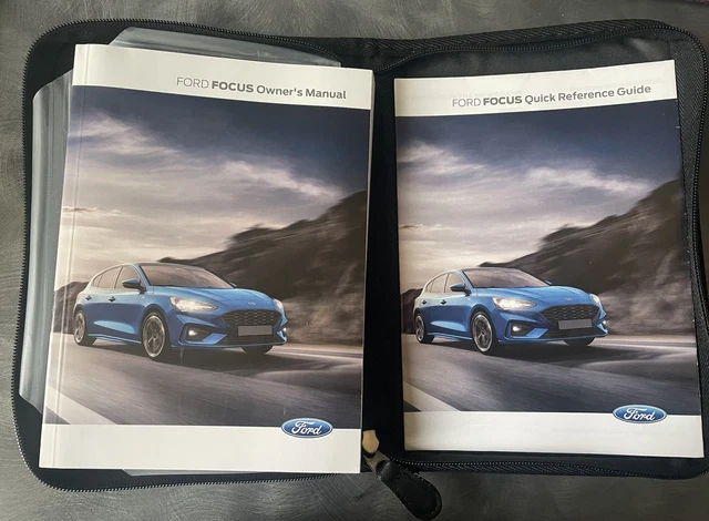 GENUINE FORD FOCUS Mk4 2018-2022 Owners Manual Handbook Quick Guide ...