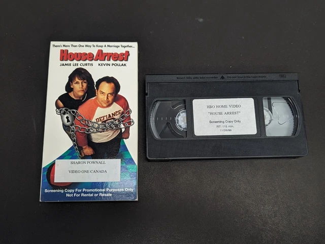 HOUSE ARREST HBO VHS Screener Copy Jamie Lee Curtis Kevin Pollak £10.10 ...