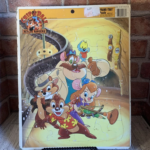 VINTAGE DISNEY'S CHIP 'N Dale Rescue Rangers Frame-Tray Puzzle £11.30 ...
