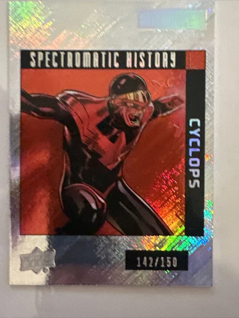 MARVEL ALLEGIANCE AVENGERS X-Men Spectromatic History CYCLOPS Red /150 ...