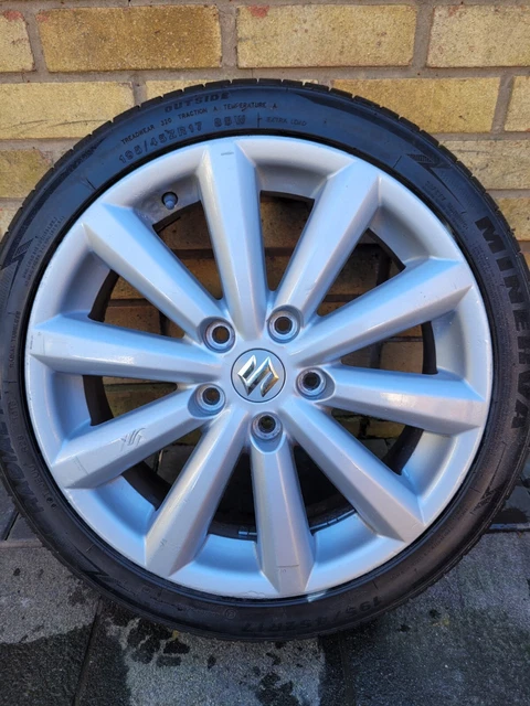 GENUINE SUZUKI SWIFT SPORT MK2 2005 - 2010 ALLOY WHEEL With Tyre 195 ...