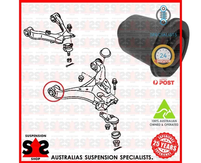 FRONT MOUNTING, CONTROL/TRAILING Arm Suit MITSUBISHI Pajero Iv (V8_W, V9_W) 3.2 EUR 31,60 ...