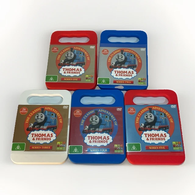 THOMAS & FRIENDS “The Classic Adventures Of” Series 1–5 Carry Case DVD ...
