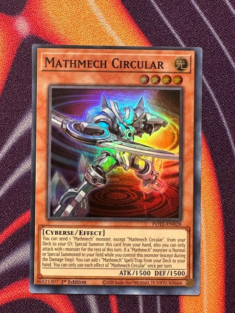 MATHMECH CIRCULAR - POTE-EN028 - SUPER RARE - Yugioh Card $0.99 ...