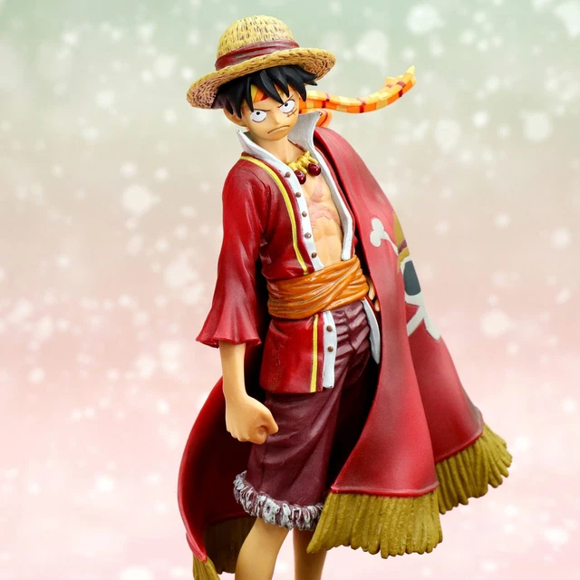 ONE PIECE MONKEY D. Luffy with Pirate Flag Figure Figurine THE ...