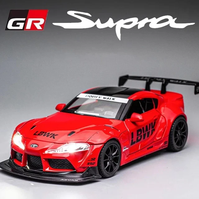 1:22 LB-WORKS TOYOTA SUPRA (A90) Liberty Walk Model Car with special ...