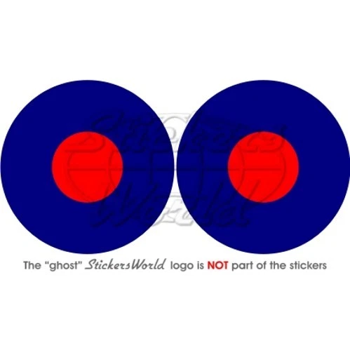 RAF UK ROYAL Air Force Type B Roundel Aircraft 75mm Vinyl Sticker x2 £4 ...