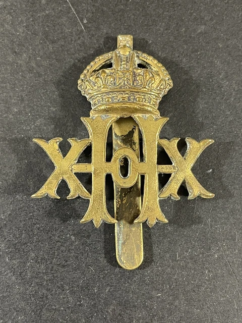 WW1 BRITISH ARMY 20th Hussars Cavalry Cap Badge XXH £20.00 - PicClick UK