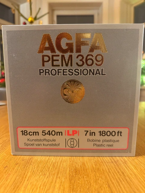 AGFA PEM 369 Professional Tonband neu und originalverpackt EUR 30,00 ...