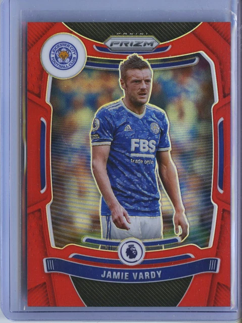2021-22 PANINI PRIZM Premier League #28 Jamie Vardy Red Prizm/199 EUR 0 ...